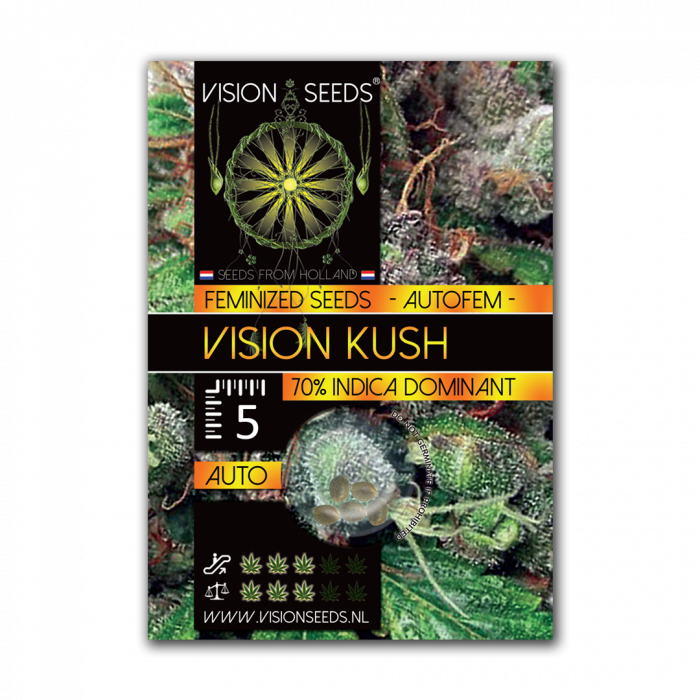 Looking to buy Vision Seeds Auto Vision Kush? Lowest Price - Damp-e!